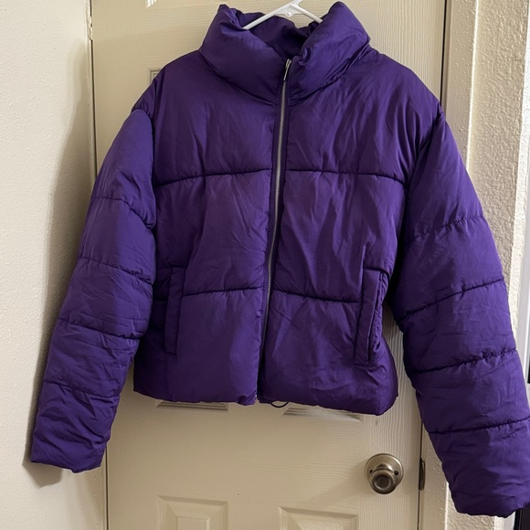 Urban Outfitters | Jackets & Coats | Purple Urban Outfitters Puffer ...